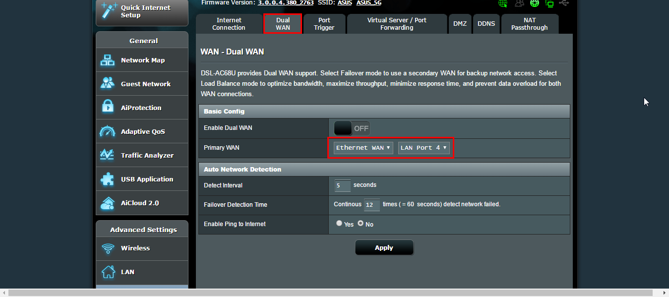 ASUS DSL AC68U Router Set Up Guide – Pentanet